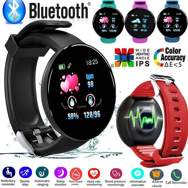 Buy D18 Smart watch Heart Rate Blood Pressure Monitor Fitness Tracker ...