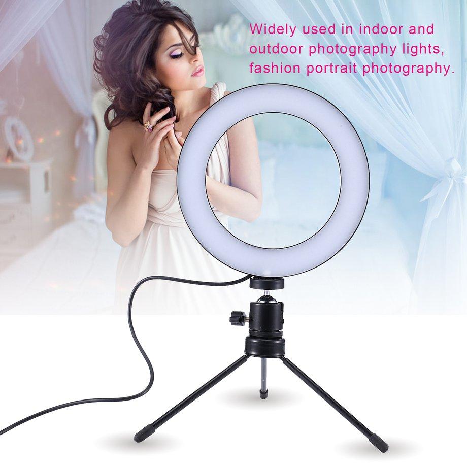Buy 16cm LED Studio Camera Ring Light Photo Phone Video Light Lamp Ring ...