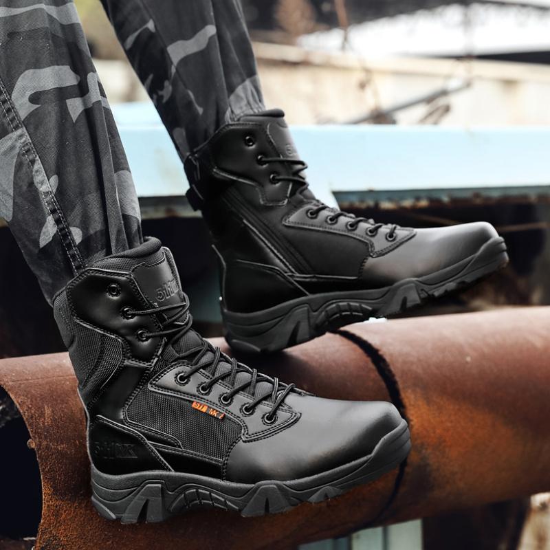 Buy High Quality Military Leather Combat Boots for Men Combat Bot ...