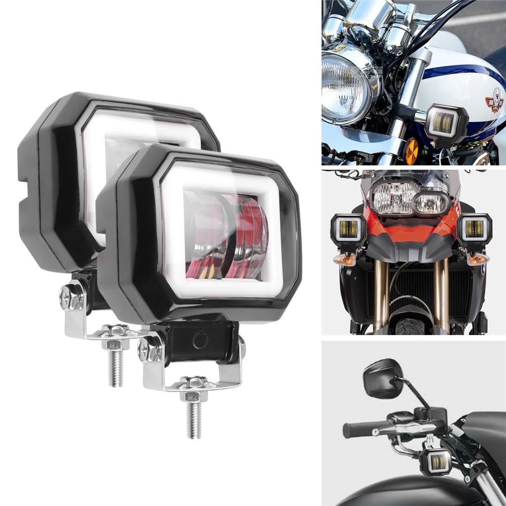 Buy 2PCS/1PCS 9V-32V Waterproof Angel Eyes LED Lights Portable ...