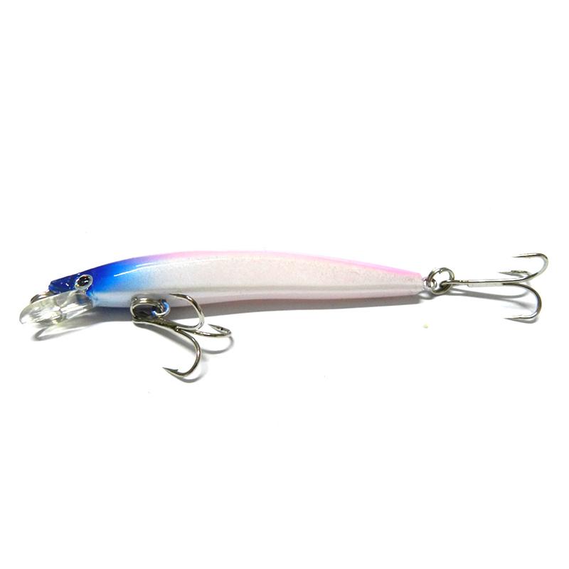 HENGJIA 1pc Minnow Fishing Lure Wobbler Hard Bass Pike Bait Lifelike Floating Fishing Tackle köp ...