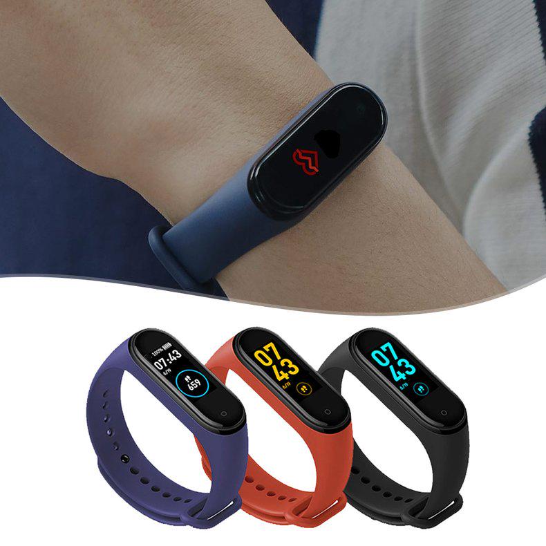 Buy M4 Screen Waterproof Smart Bracelet Heart Rate Monitoring Sports ...