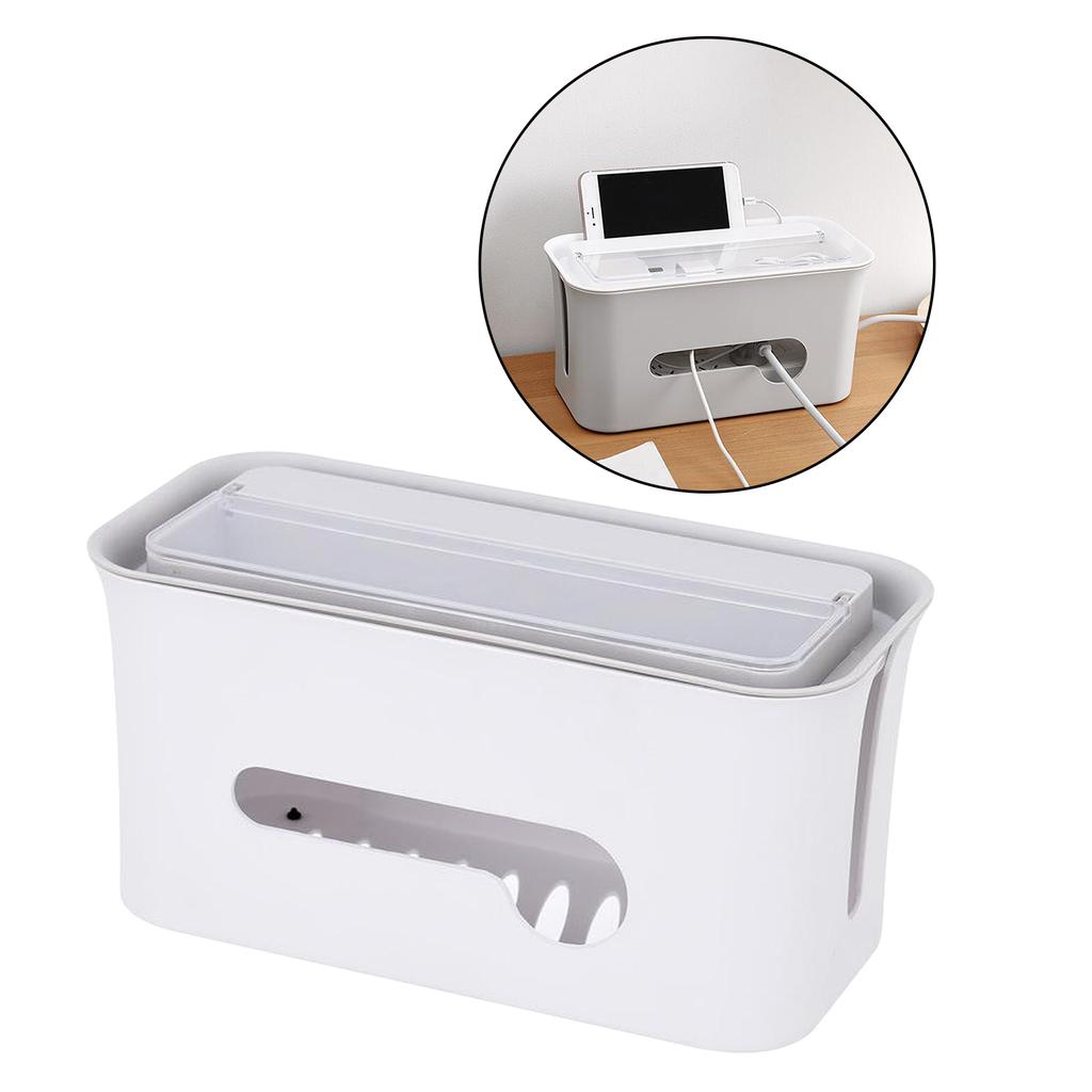 Buy Cable Management Box Hide Conceal Power Strips Electrical Cords ...