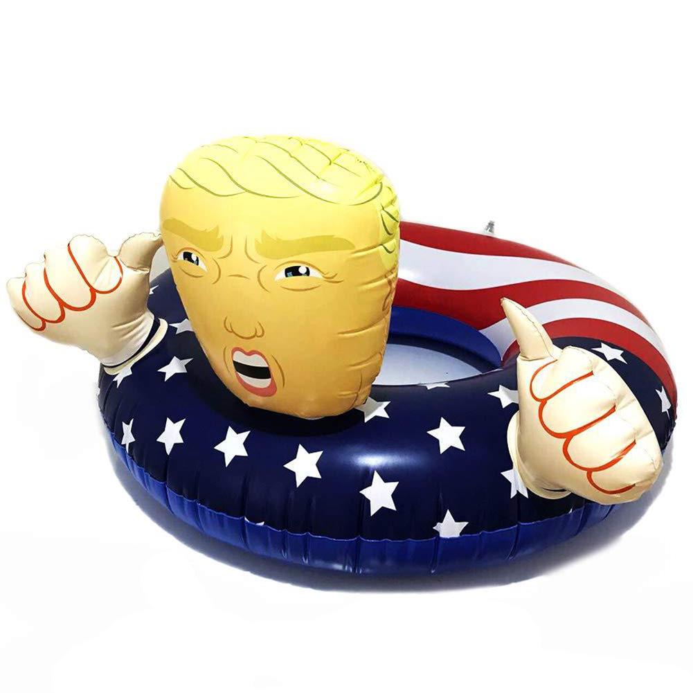 Summer Inflatable Float Swimming Ring Fun Figures Cartoon Swim for Pool ...