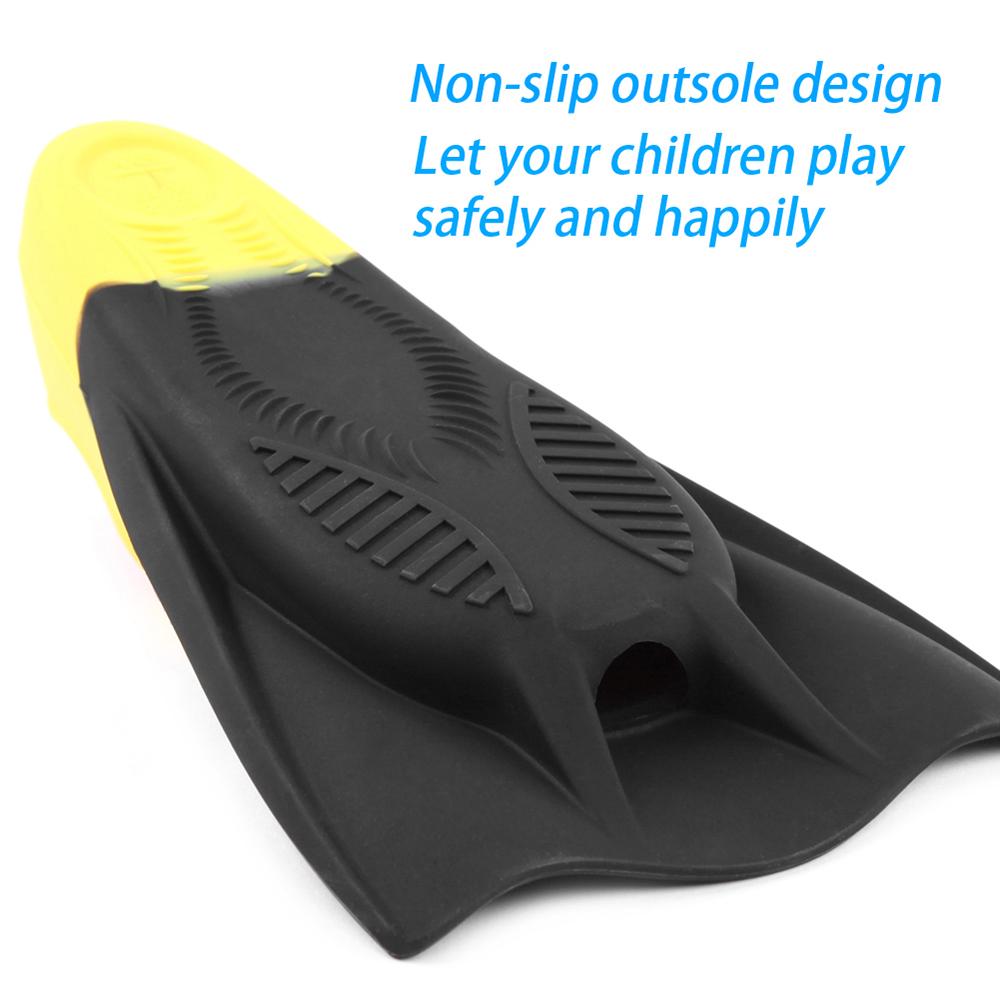 Buy Adults Diving Fins Full Foot Flippers Close Heel Training Swimming ...