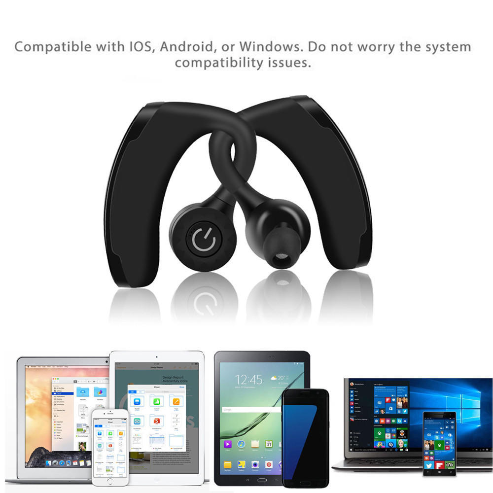 Buy Dual Wireless True Twins Bluetooth Stereo Headset In-Ear Earphones ...
