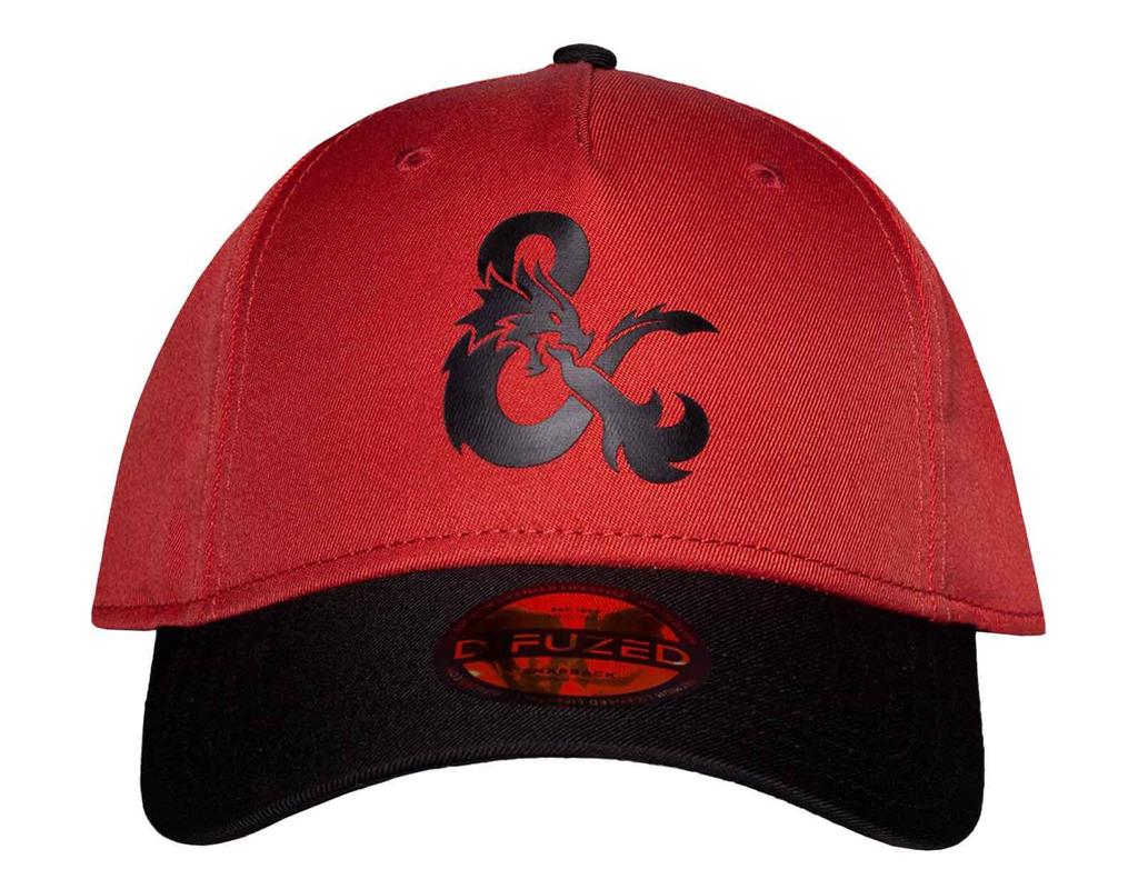 Buy Dungeons & Dragons Baseball Cap D&D logo new Official Red Strapback ...