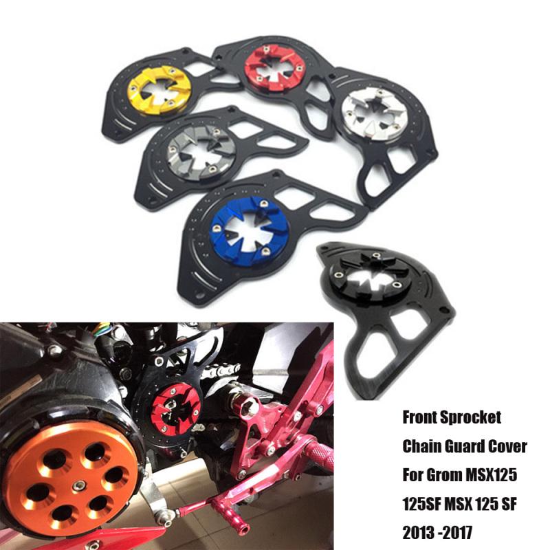 Buy Motorcycle Front Sprocket Chain Guard Cover Left Side Engine for ...