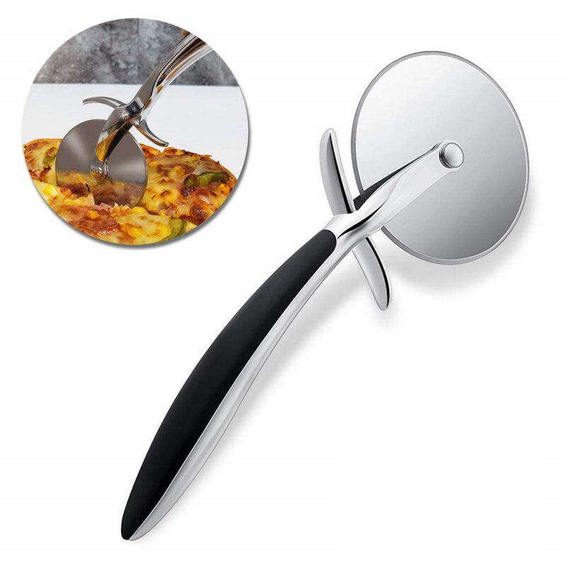 Buy Single Round Pizza Cutter Unique Wheel Round Sharp Zinc Alloy Blade ...