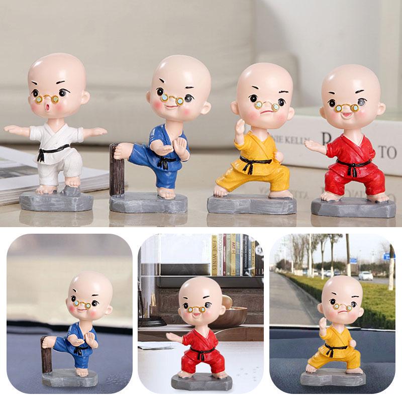 Buy 1PCs Chinese Monk Toy Model Dolls Lovely Cute Automobile Head ...