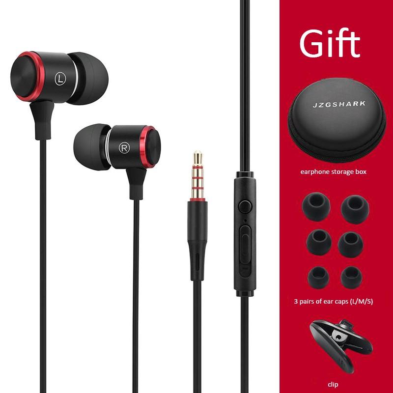 Buy Earphone 3.5mm Standard Plug Earphone HD Mic Wired Headset For ...