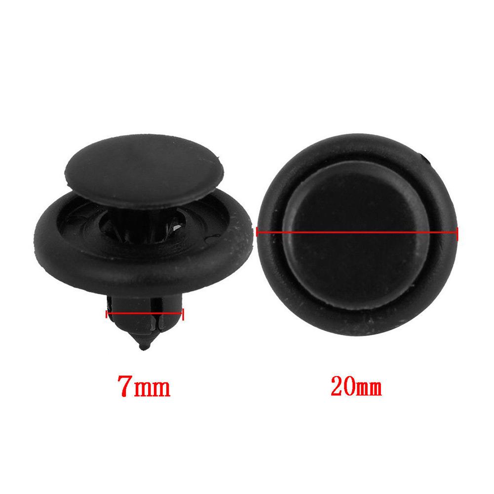 Screw 20Pcs Car Bumper Hood Fender Splash Guard Retainer Clip Fastener ...
