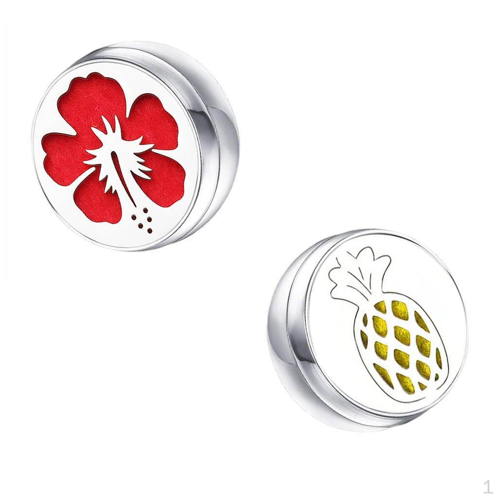 2pcs Face Mask Essential Oil Diffuser Locket Air Freshener for Cover ...