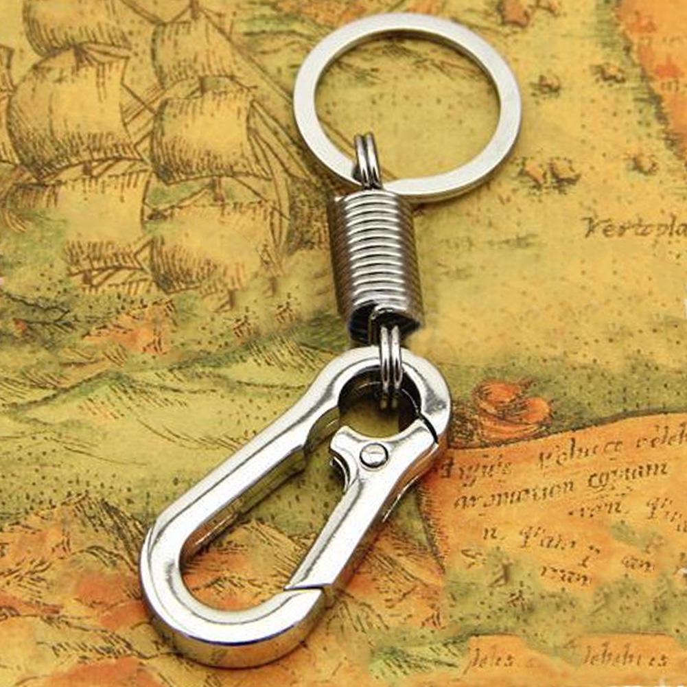 Buy Key Chain Spring Belt Clip Loop Fob Ring Stainless Steel Wholesale ...