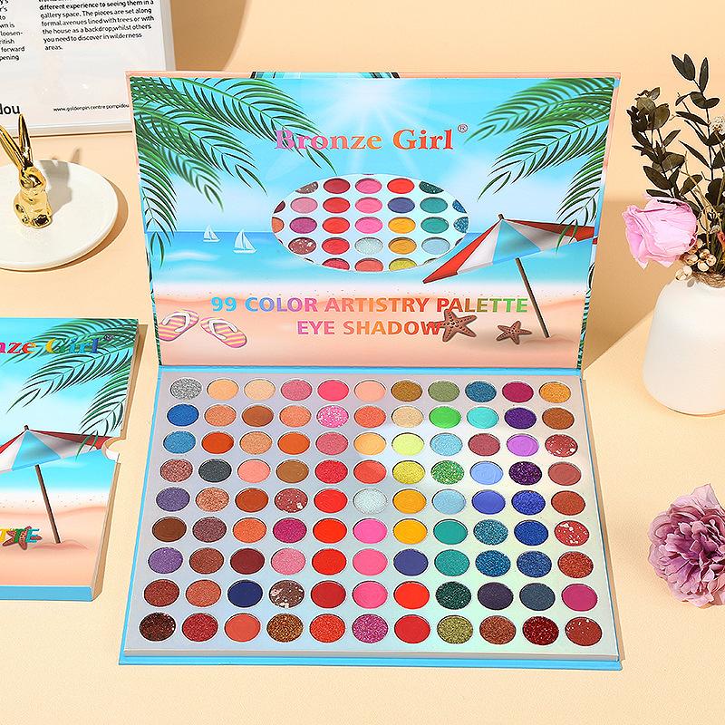 Buy 99 Colors Eyeshadow Set Beginner, Earth Color Eye Shadow Disk ...