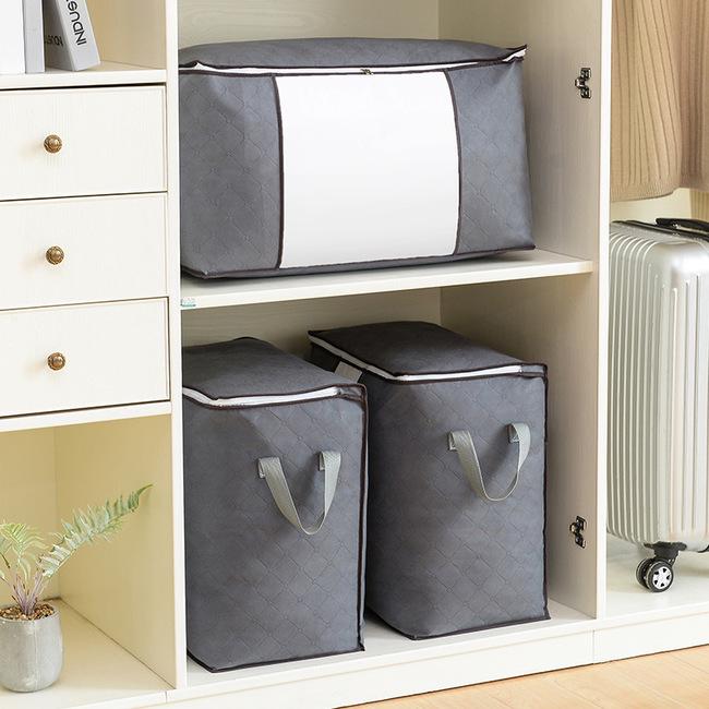 Buy Foldable Moisture Proof Storage Bags Clothing Wardrobe Organizer ...