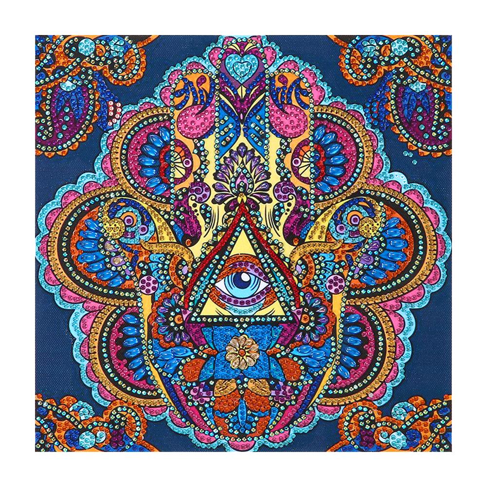 Buy Part Special Shaped Drill Crystal Diamond Painting Abstract Pattern ...