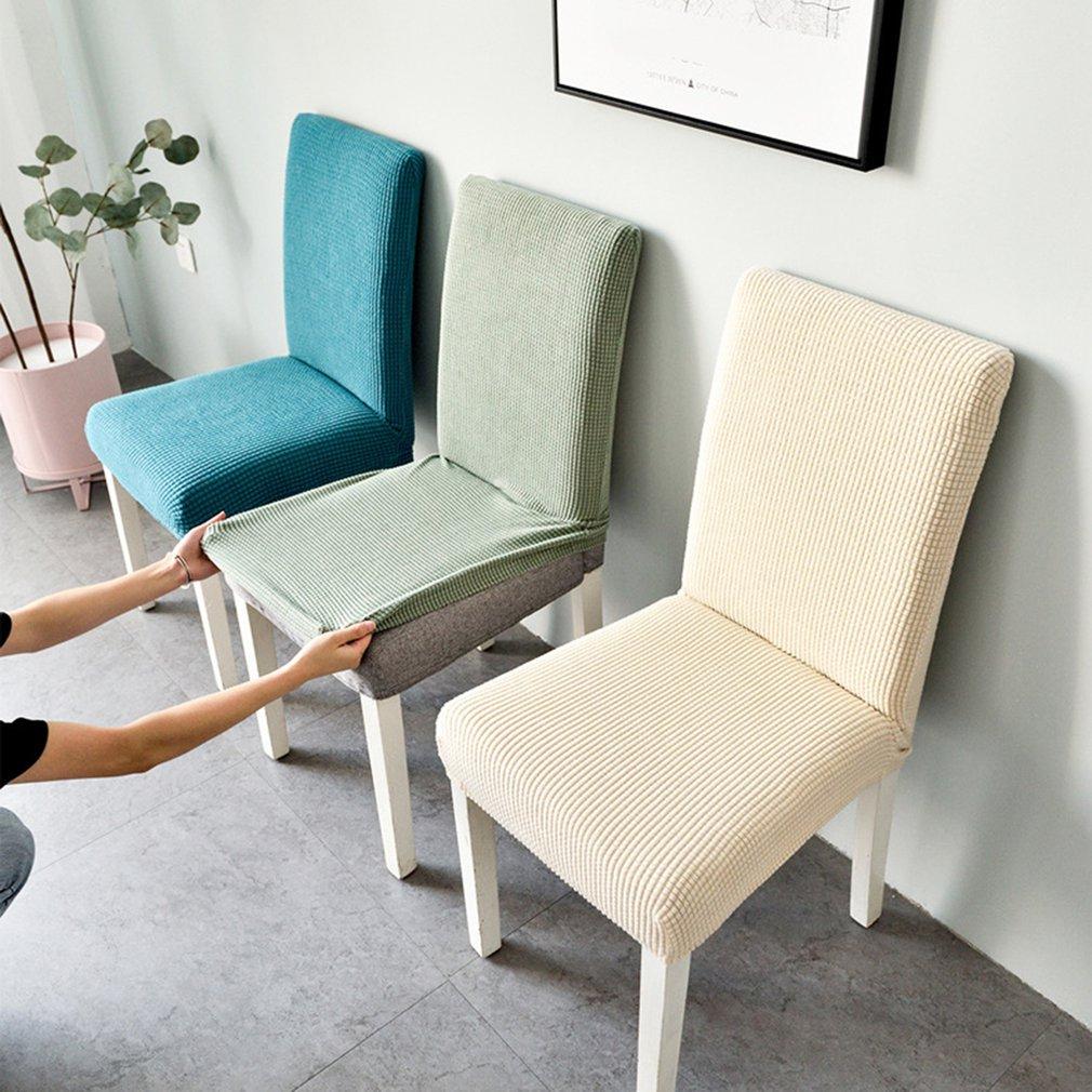 Cheap Thickened Fleece Rice Elastic Comfortable Chair Cover With ...