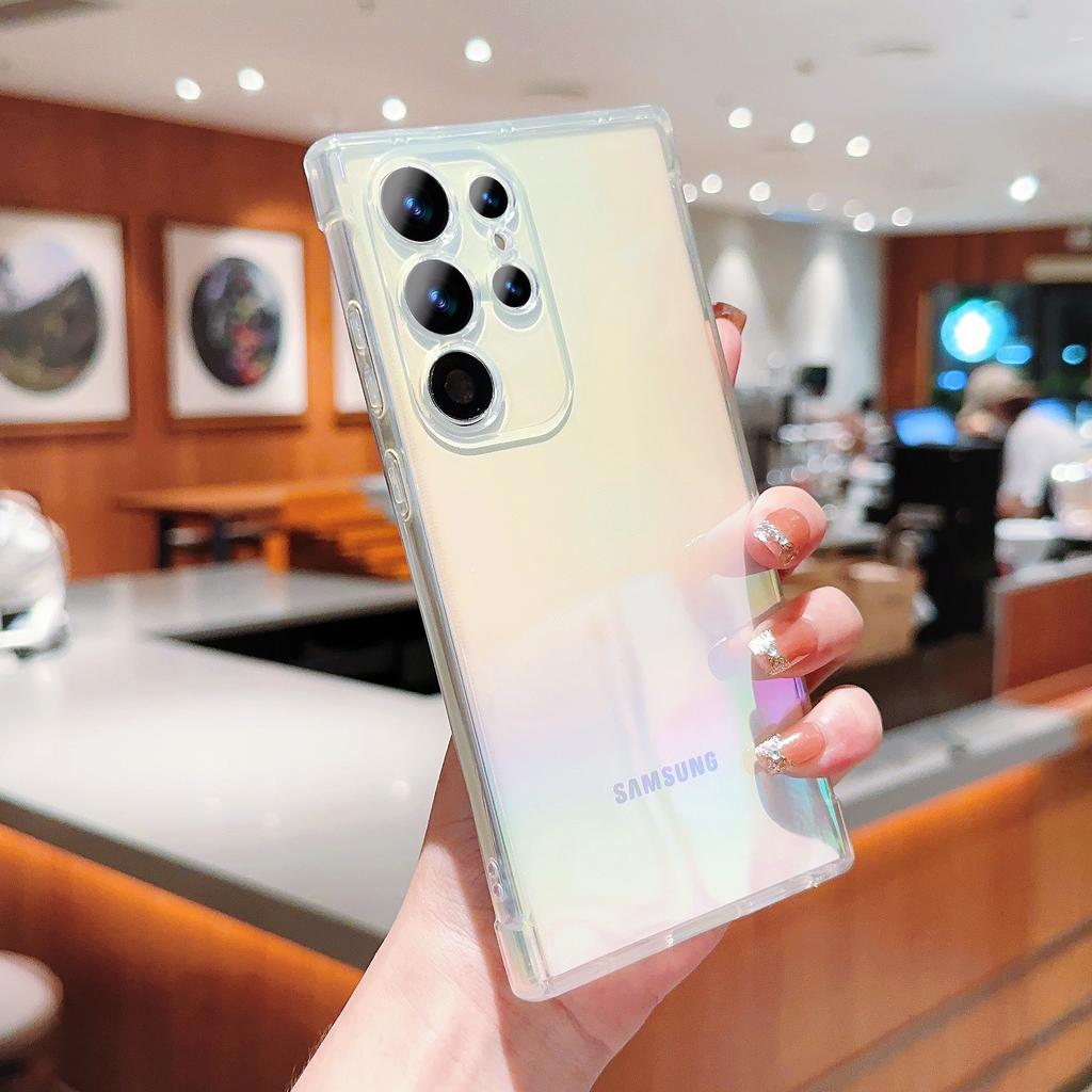 Cheap Shockproof Transparent Soft Cover Space Shell Blue Gradient Color ...