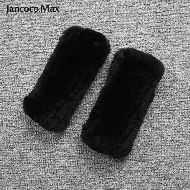 Buy Real Rex Rabbit Fur Gloves Women Natural Fur Mittens Winter Warm ...