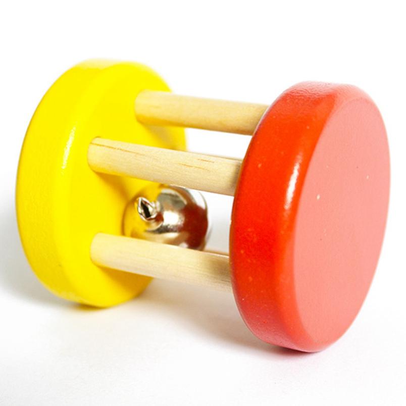 Buy Instrument Baby's Rattle Toy Wooden Infant Learning Nursing Musical ...