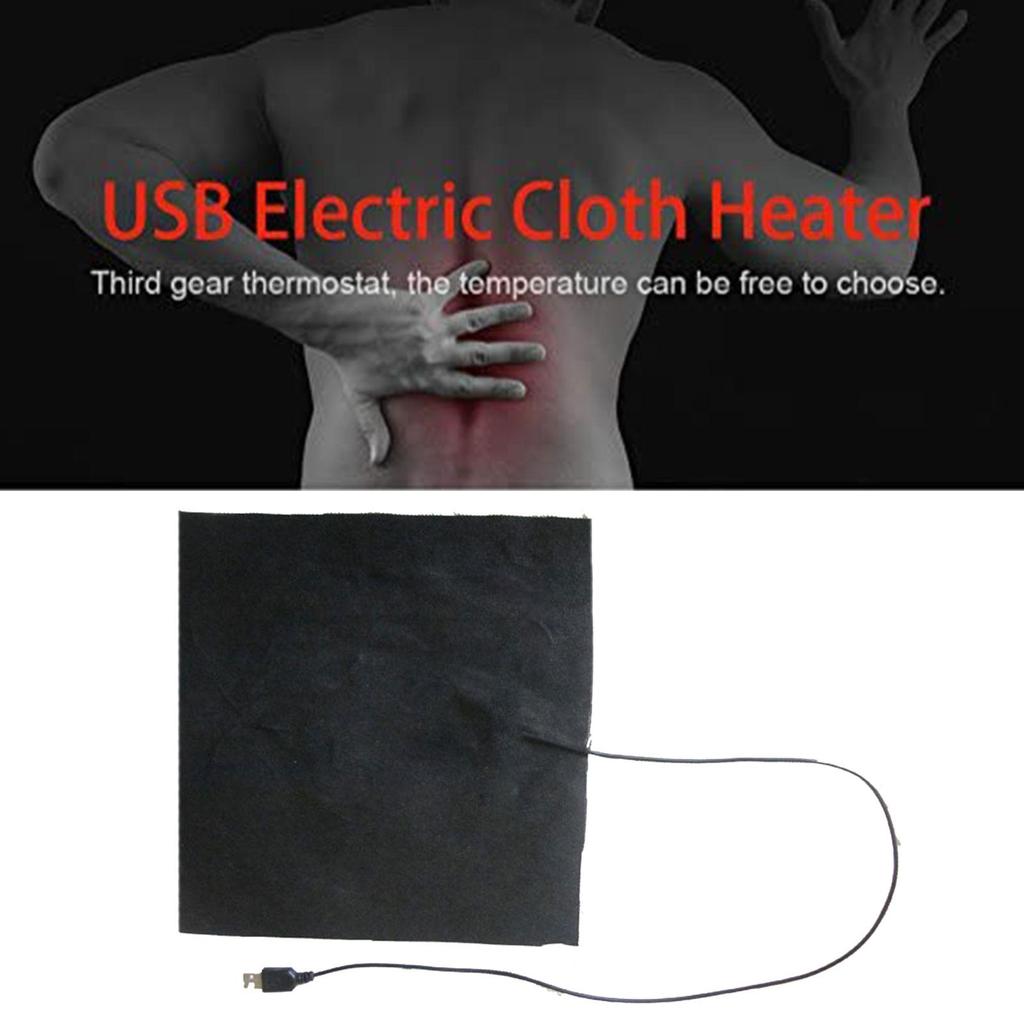 Buy 1X USB Clothes Heater Pad Electric Heating Sheet Warmer Jacket Pad ...