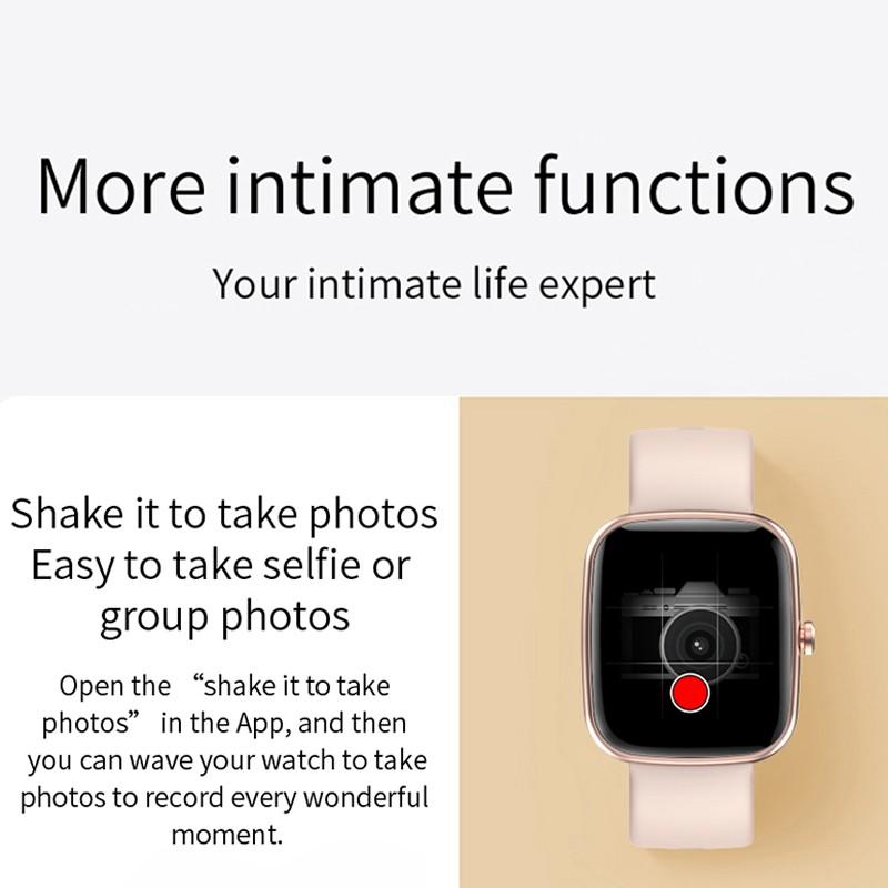 Buy Smart Watch1.4-Inch Square Screen Full Touch Heart Rate Sleep ...