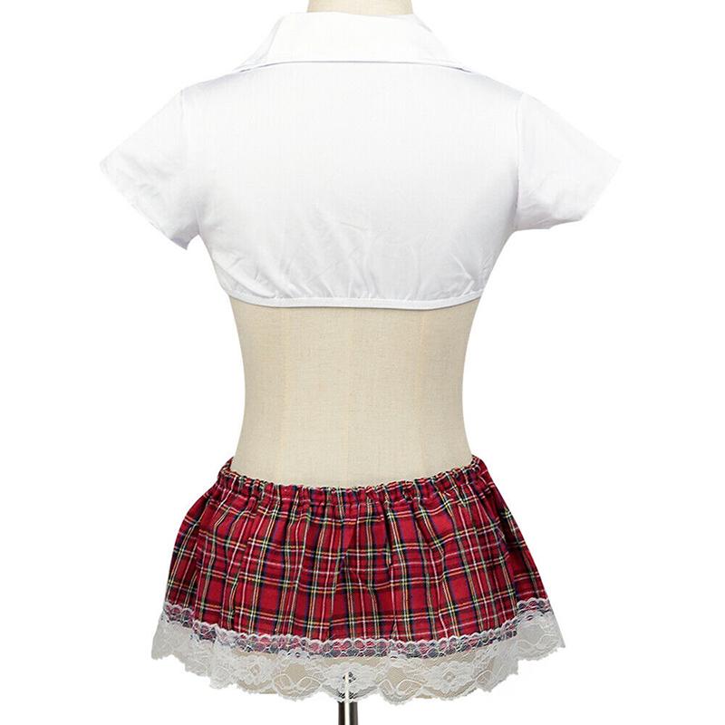 Buy Sexy Women Secretary Uniform Naughty School Girl Outfit Fancy Dress ...