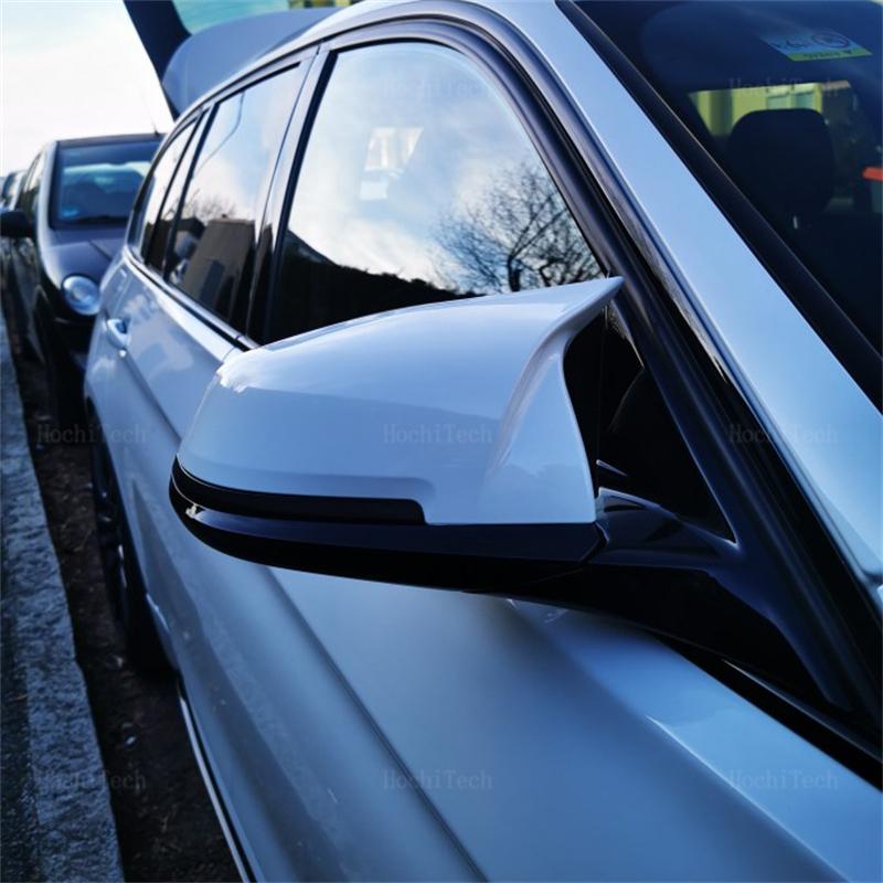White Rearview Mirror Cap Wing Side Mirror Cover Fit For BMW F44 F40 G29 x1 F48 F49 -2023 X2 F39 ...
