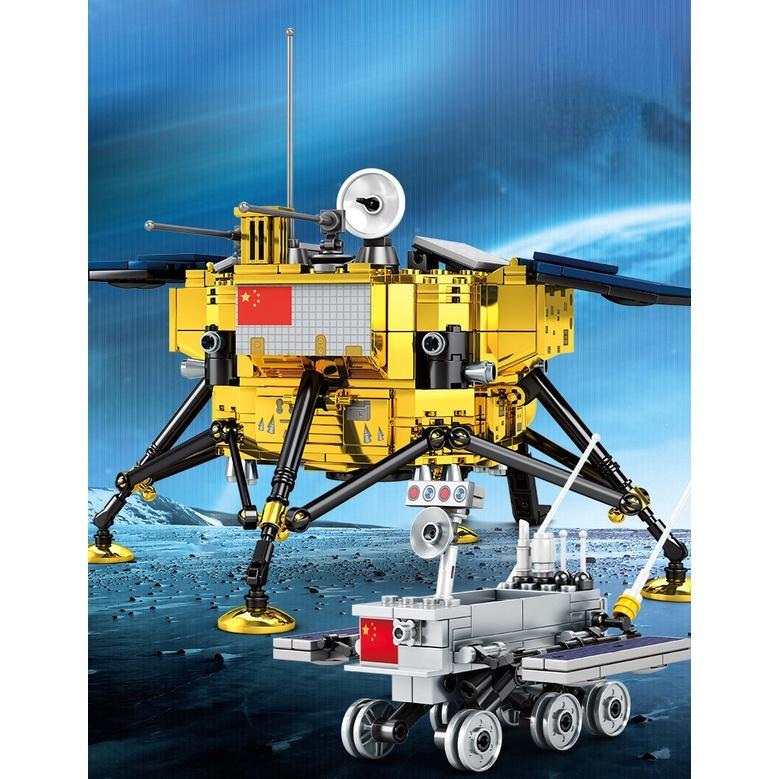 Buy MYBRICKHOUSE 702PCS NASA Space Lunar Probe Chang'e 4 Building ...