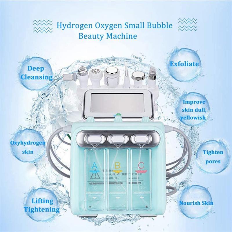 Buy 6 In 1 Small Bubble Oxygen HydraFacial Machine Hydra Facial Machine ...