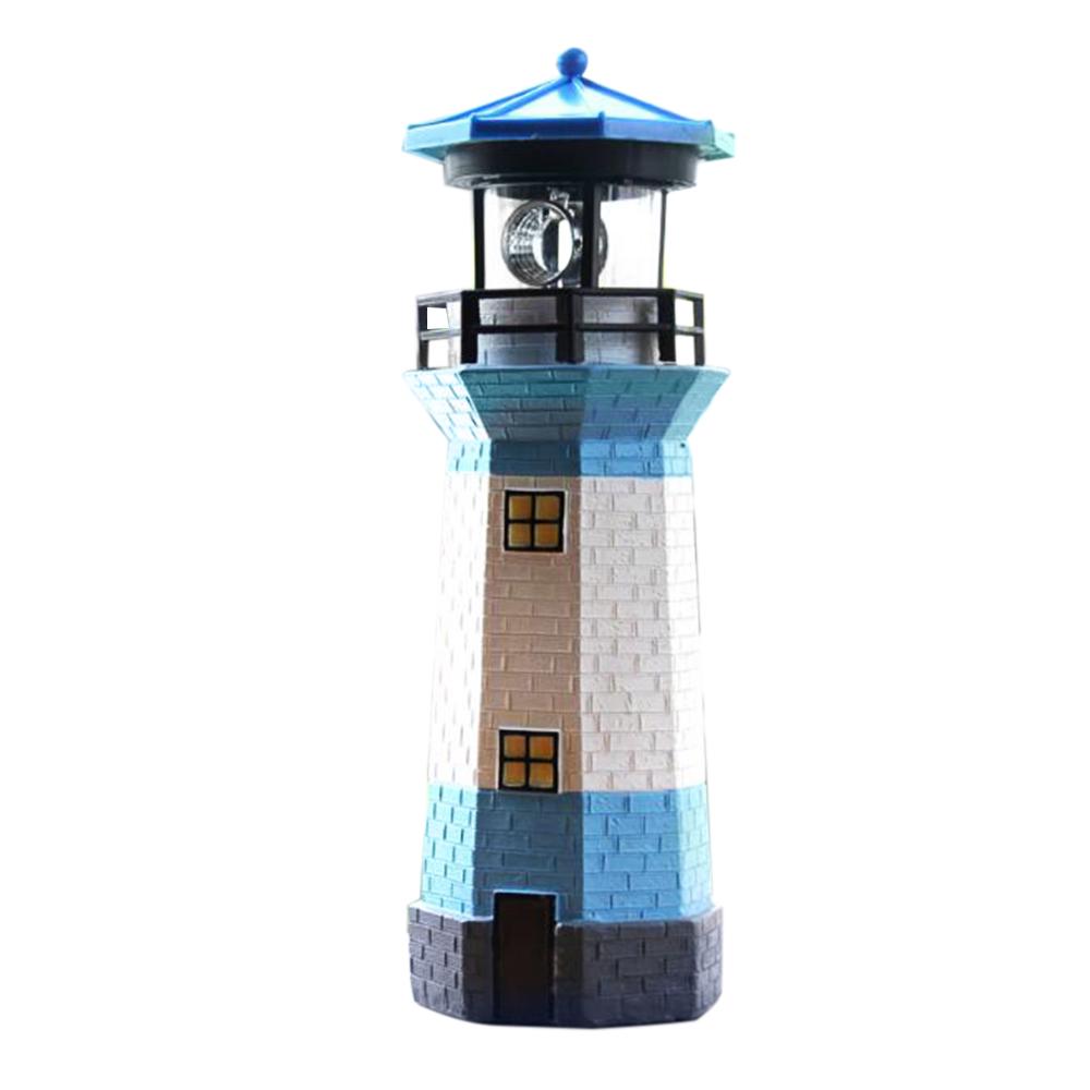 Solar Lampe Außen Leuchtturm mit rotierendem Licht Garten Lichter dekorative günstig kaufen ...