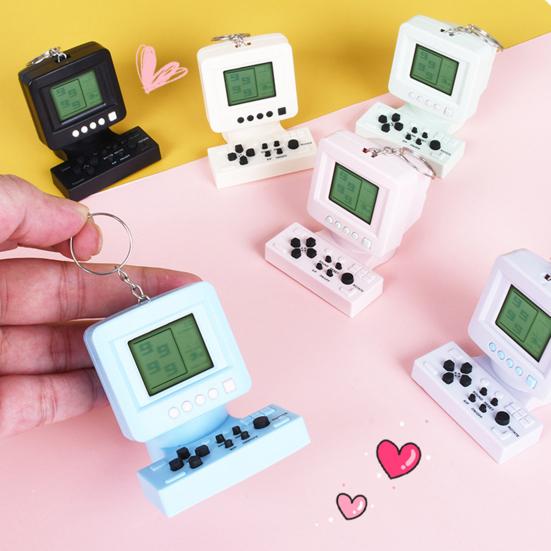 Buy 2 in 1 Design Lightweight Useful Bright Color Mini Brick Game Toy ...