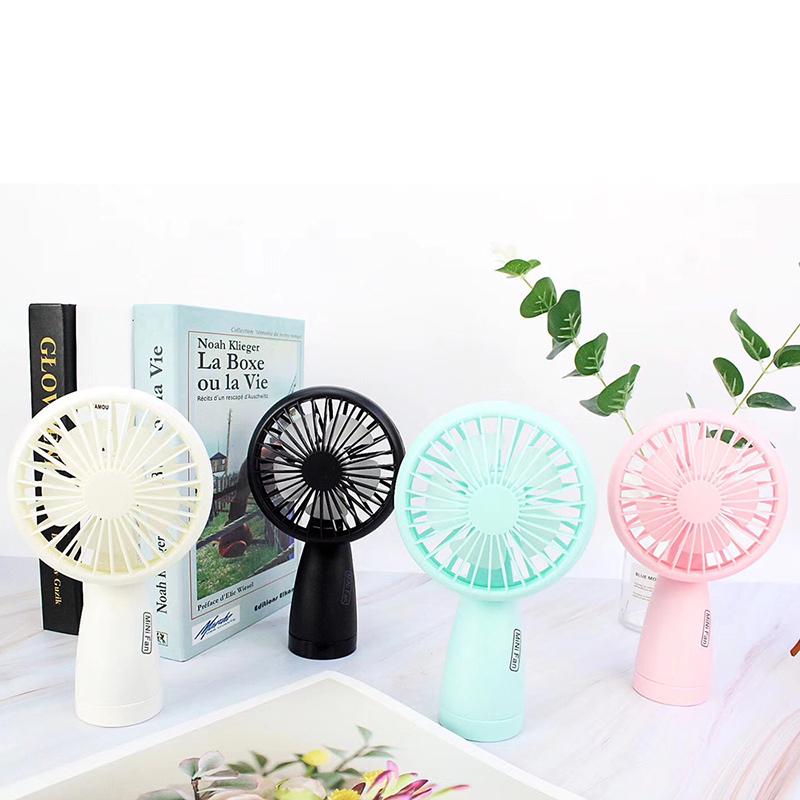 Buy Portable Handheld USB Charging Fan Desktop Fan with Light at ...