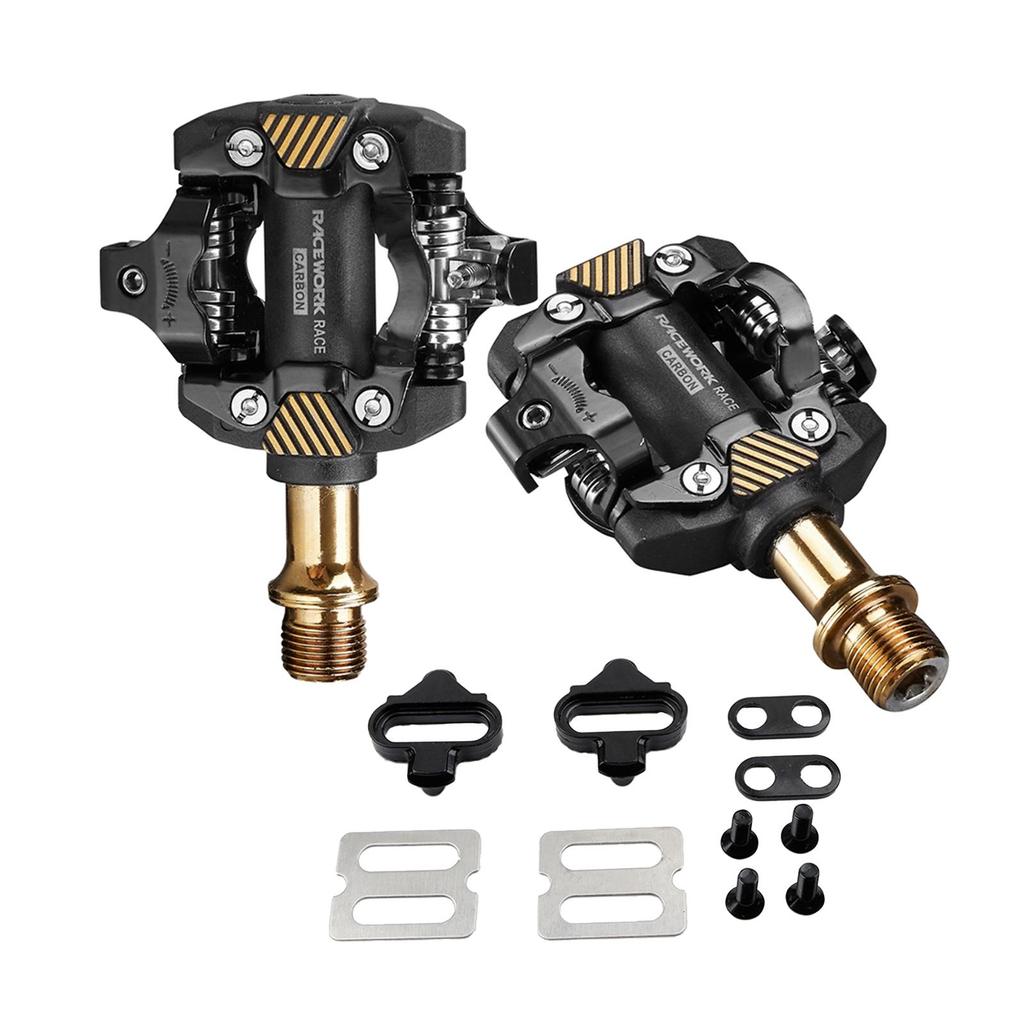 Deluxe Bisiklet Pedalları Cleats Set Kilitleme MTB Yol Bisikleti ...