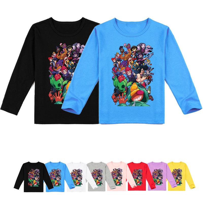 Buy Brawl Game 3d Children tracksuit Cartoon printed long-sleeved Tee ...