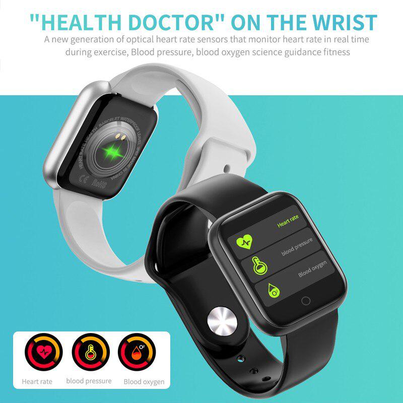 QW21 Smart Watch Waterproof 2019 New Heart Rate Monitor Blood Pressure ...