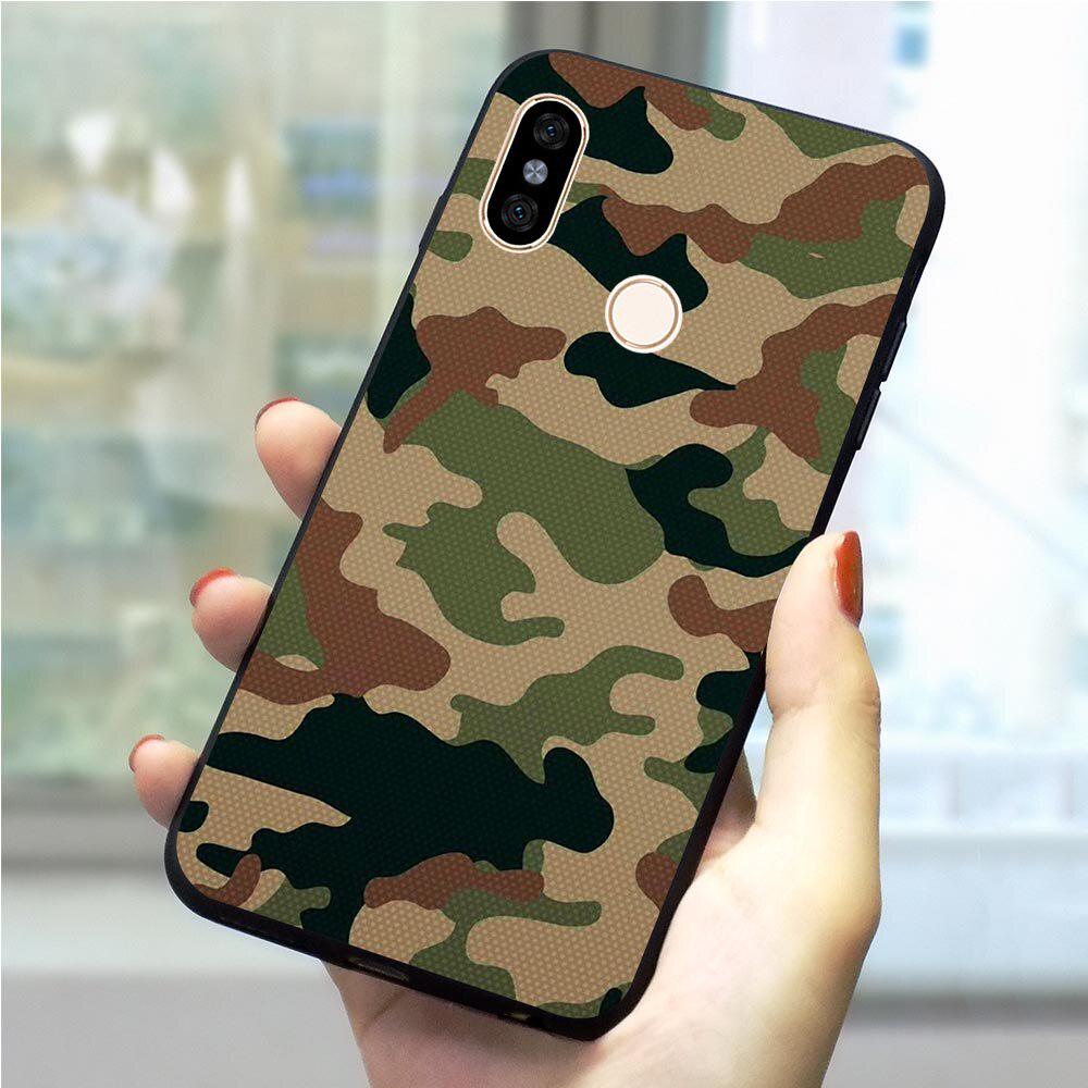 Commando Camouflage Phone Case For Xiaomi Mi CC9E Cover Mi A2 Lite 6X 6 ...