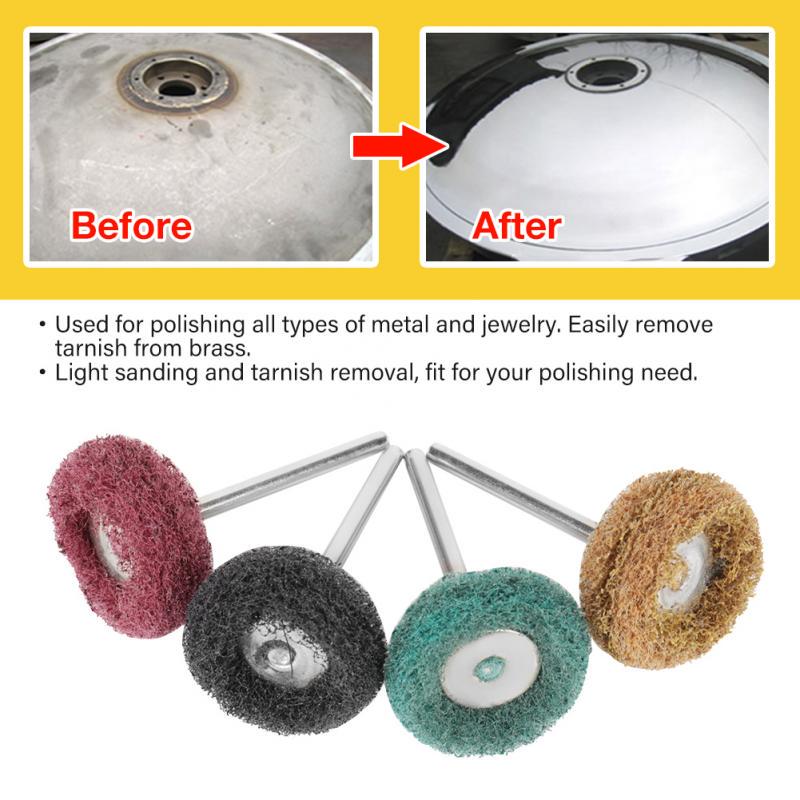 Buy 40pcs Polishing Mop Abrasive Grinding Wheel Buffing Pad Brush For ...