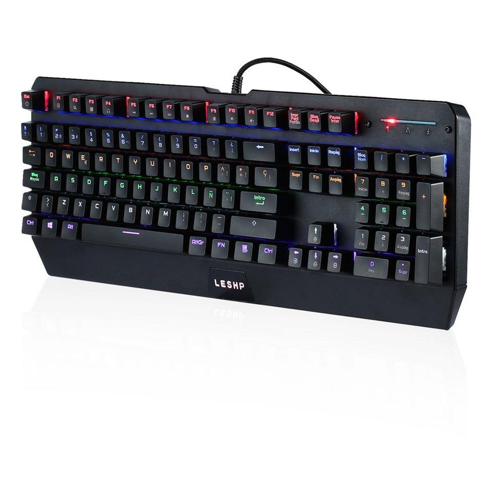 Cheap KC LESHP Gaming Industrial Office USB Wired Mechanical Keyboard ...