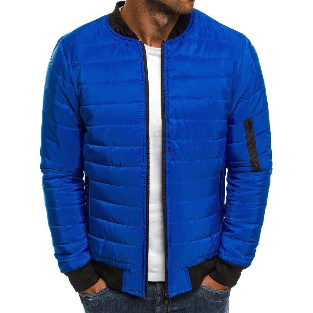 Cheap Solid Color Jacket Cotton-padded Jacket Lingge Stitched Thickened ...