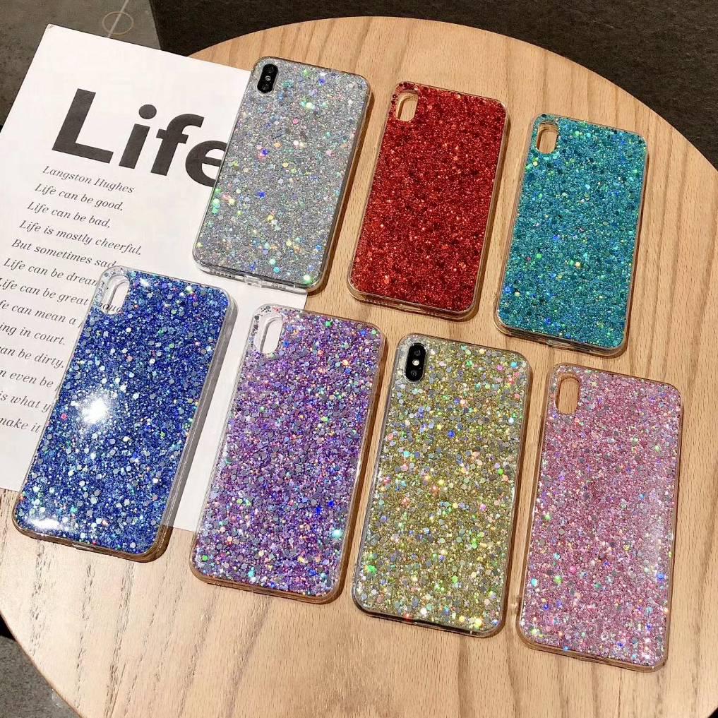 Simple Shiny Phone Case for iphone XR 8Plus Samsung S10Plus A30 M20 ...