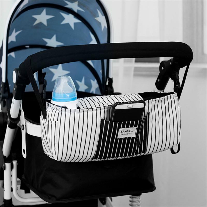 Buy Multifunctional Baby Stroller Bag Baby Supplies Storage Bag Trolley ...