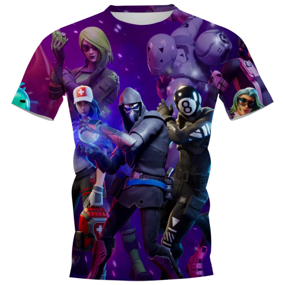 Buy CLOOCL Popular Games Fortnite T-Shirts 3D Print Round Neck All ...