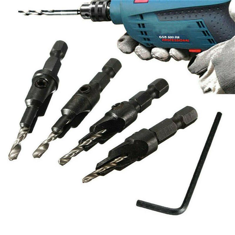 Buy Screw slot bit Countersunk set 4 guide countersunk slot hole and ...