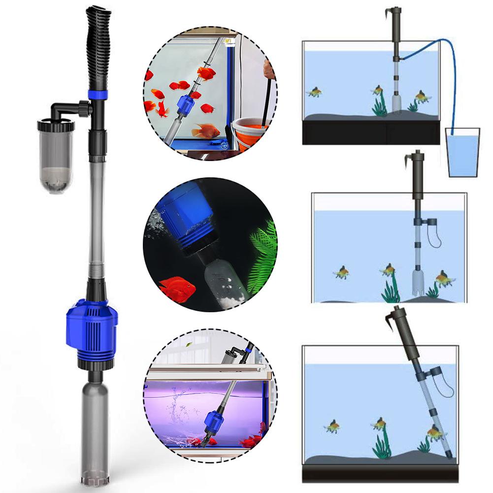 Buy Electric Fish Tank Cleaner Aquarium Sand Gravel with Filter ...