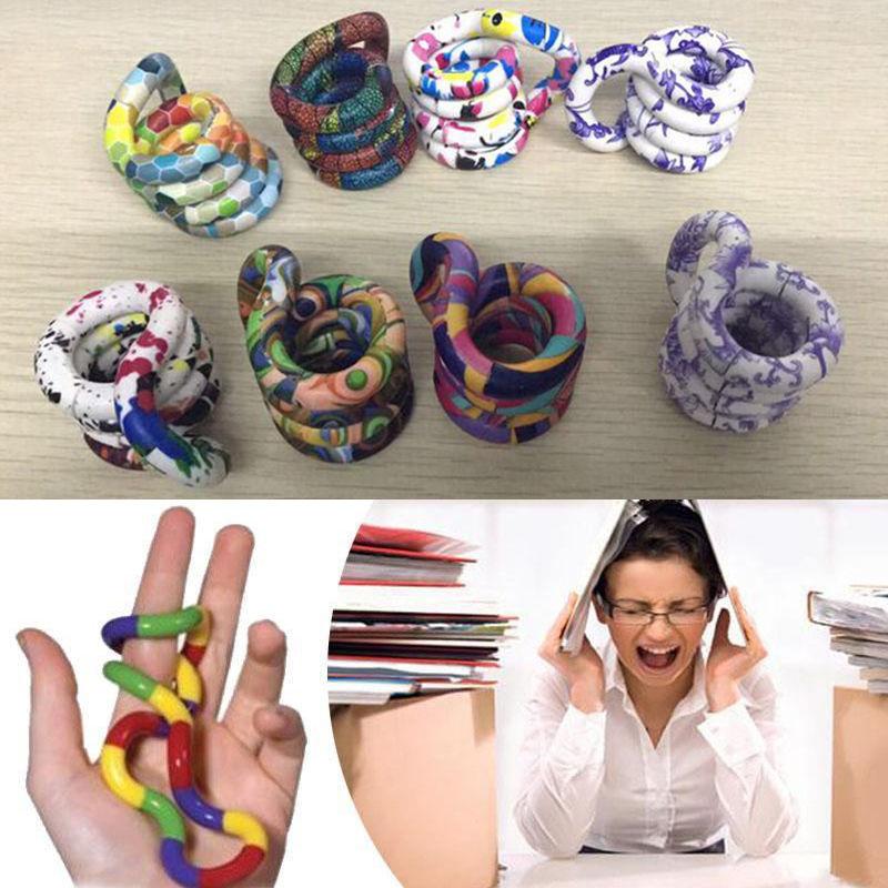 2019 Hot Tangle Fiddle Fidget Stress ADHD Autism Helper Stop Smoking ...