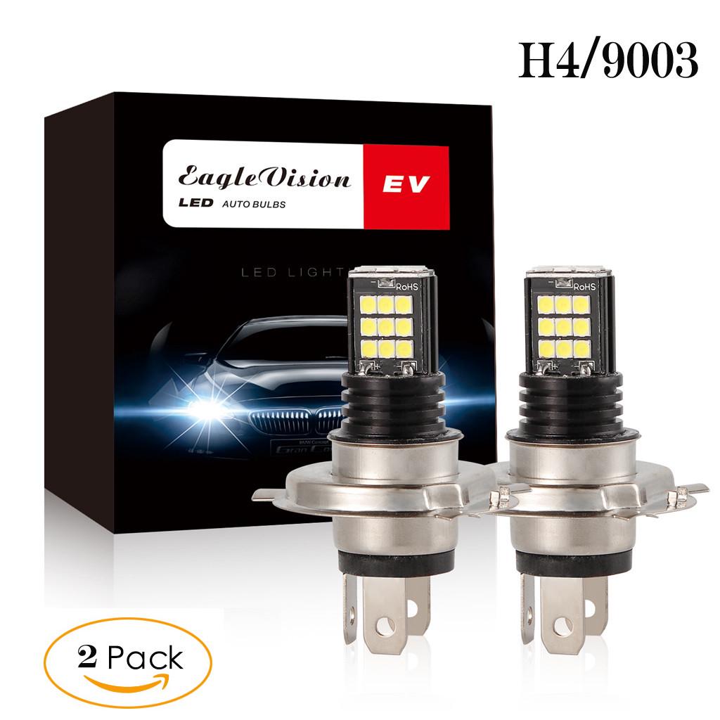 2pcs H4 9003 3030 24 SMD LED RGB Car Headlight Fog Lamp Bulb Light 24W ...