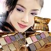 Buy Colour Geometry 10 Colors Shimmers Glitter Eyeshadow Makeup Palette ...