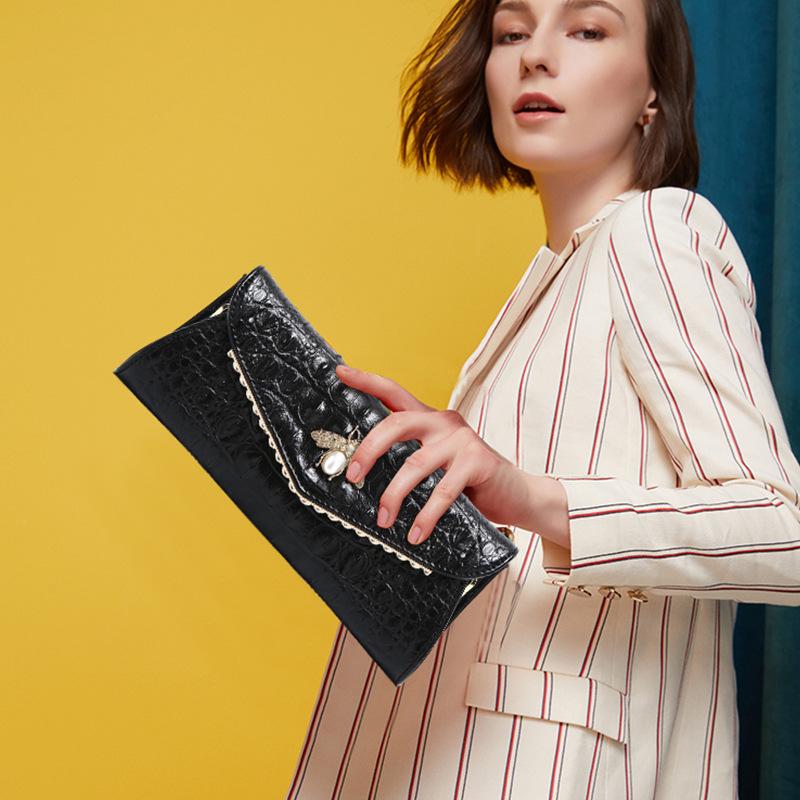 Buy Women Bag Leather Clutch Bag Evening Bag Wallet Shoulder Diagonal ...